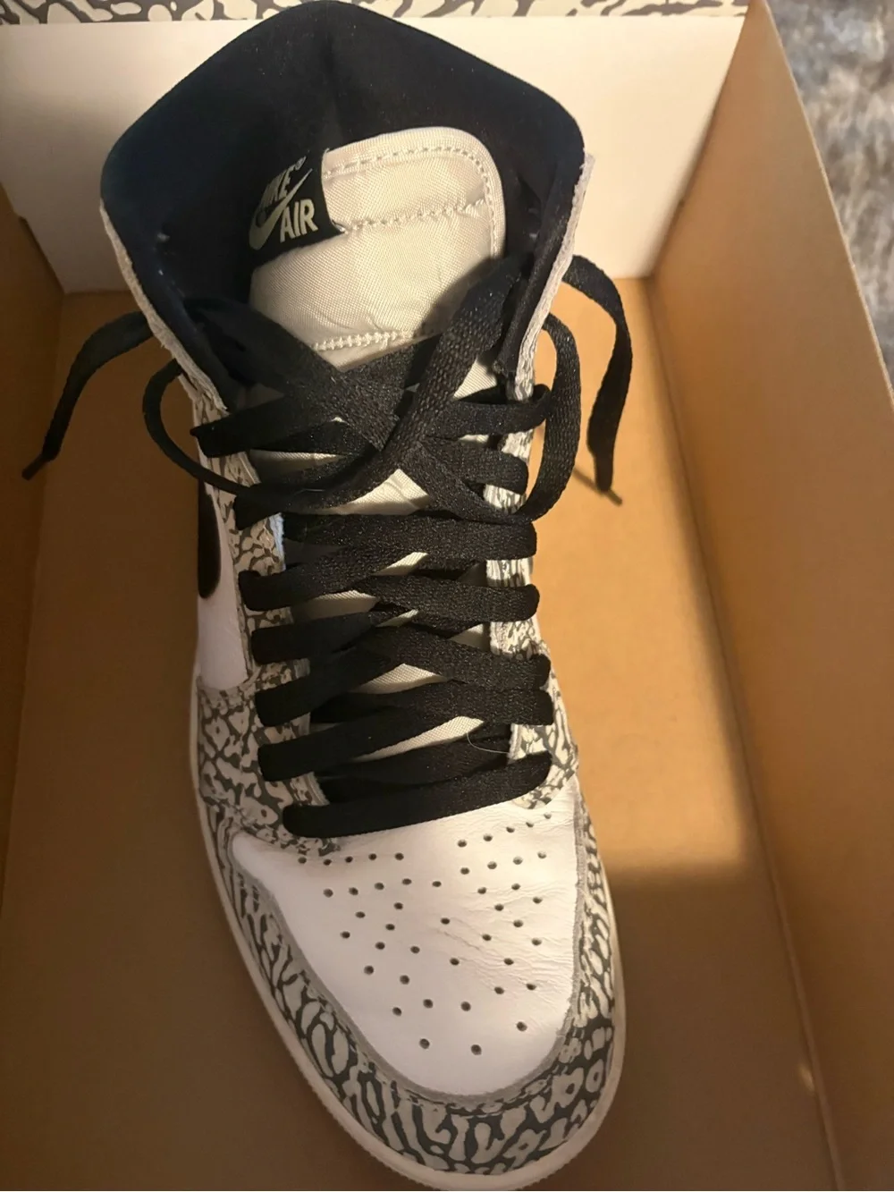 Nike | Shoes | Nike Air Jordan High White Cement Comes With Original ...
